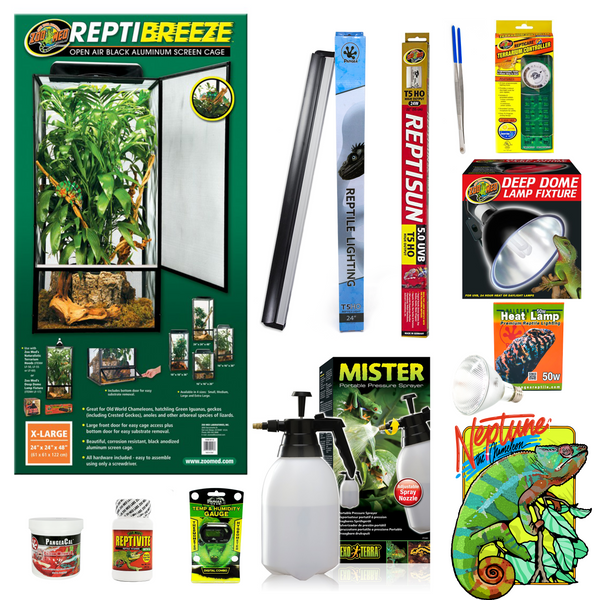 Basic Chameleon Kit by Neptune the Chameleon - Pangea Reptile LLC